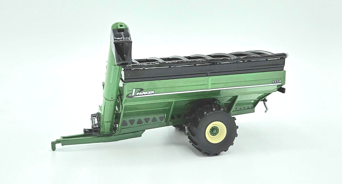 1/64 SPECCAST TOY PARKER 54 SERIES 1154 GREEN GRAIN CART