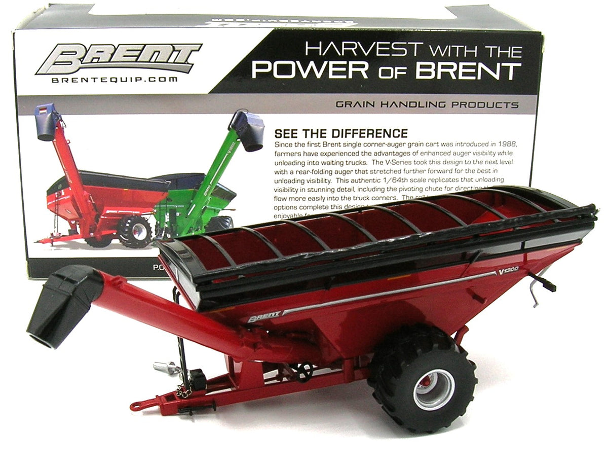 1/64 SPEC CAST TOY BRENT V SERIES V1300 RED GRAIN CART