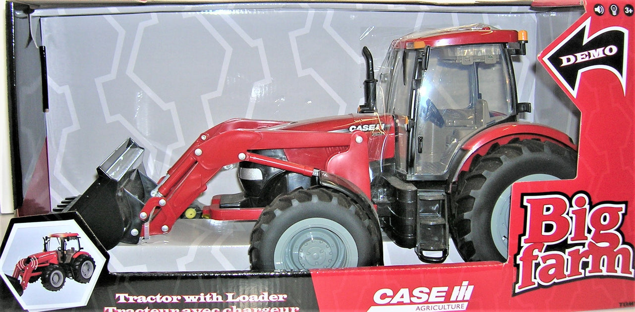 1/16 ERTL TOY BIG FARM CASE IH TRACTOR WITH LOADER