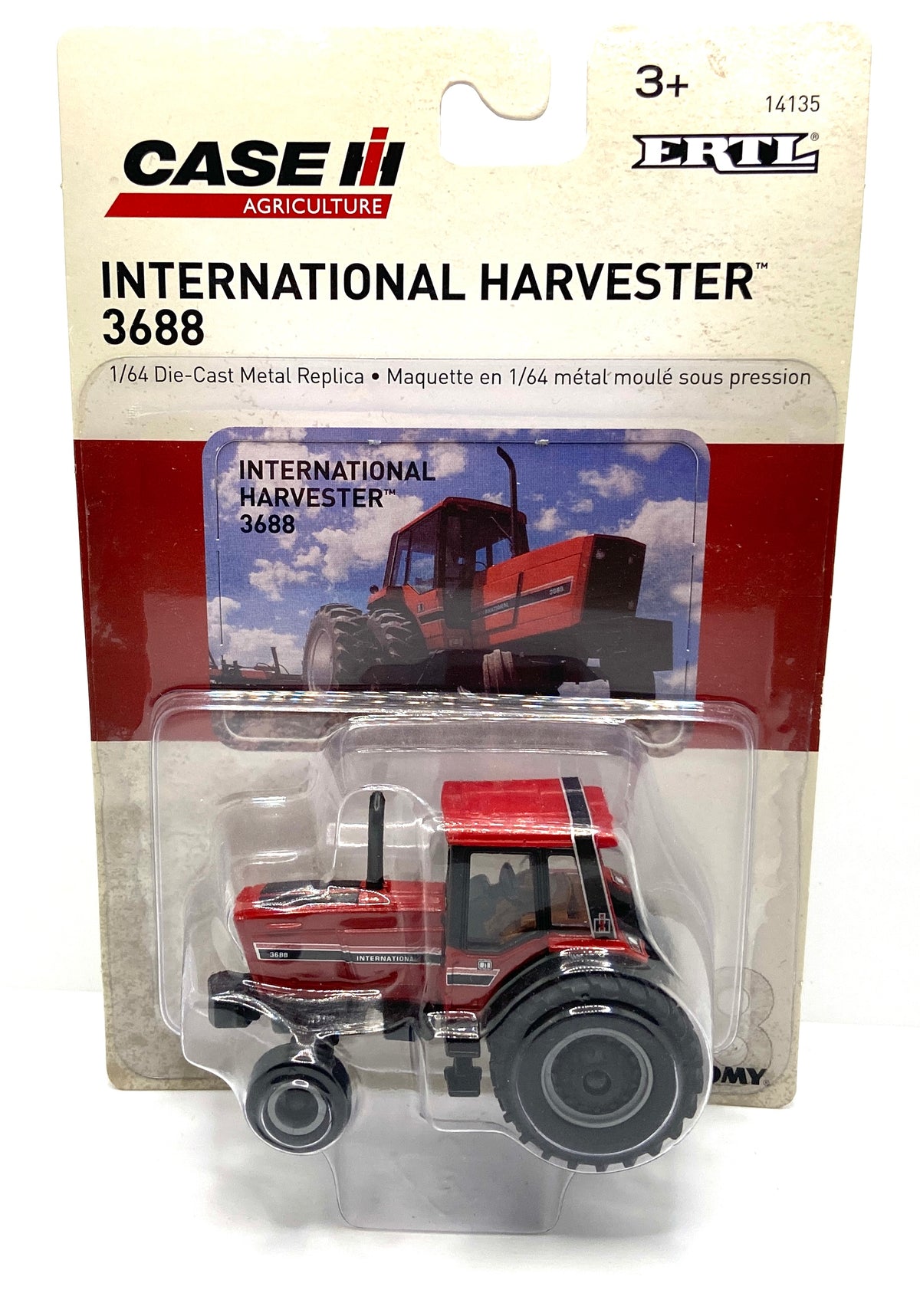 1/64 INTERNATIONAL HARVESTER 3688 2WD W/CAB TRACTOR CASE IH ***RETIRED